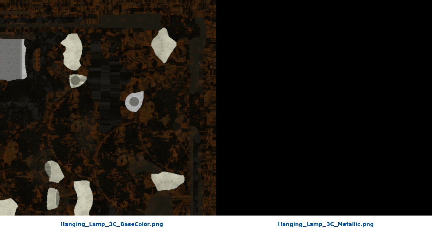 ArtStation - Hanging Lamp 3C | Game Assets