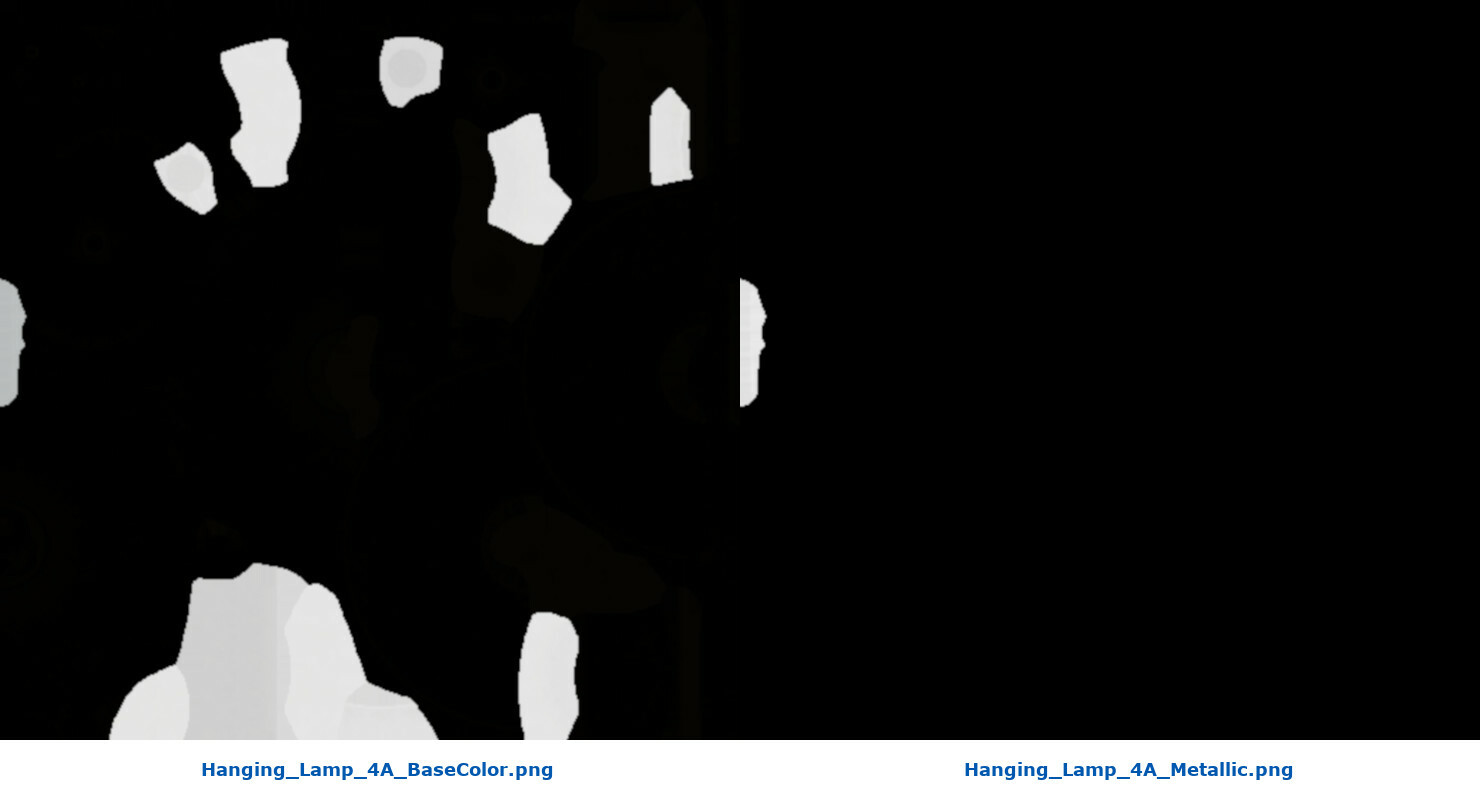 ArtStation - Hanging Lamp 4A | Game Assets