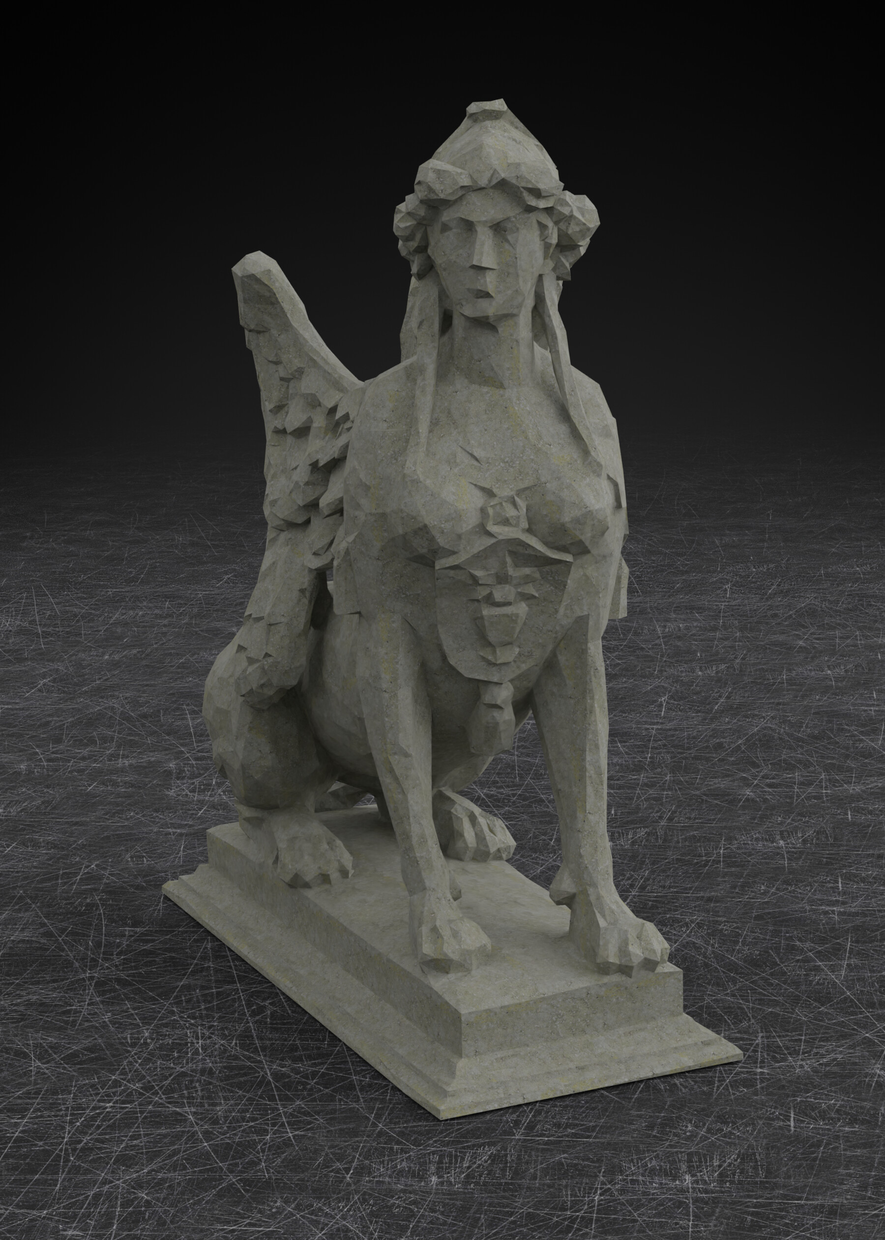ArtStation - Low Poly Kpack for Kitops - Statues PRO (Vol.1-3) | Resources