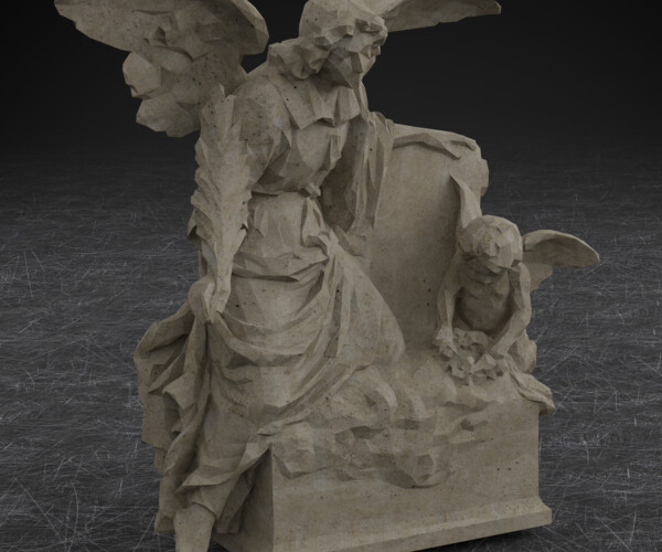 ArtStation - Low Poly Kpack for Kitops - Statues PRO (Vol.1-3) | Resources