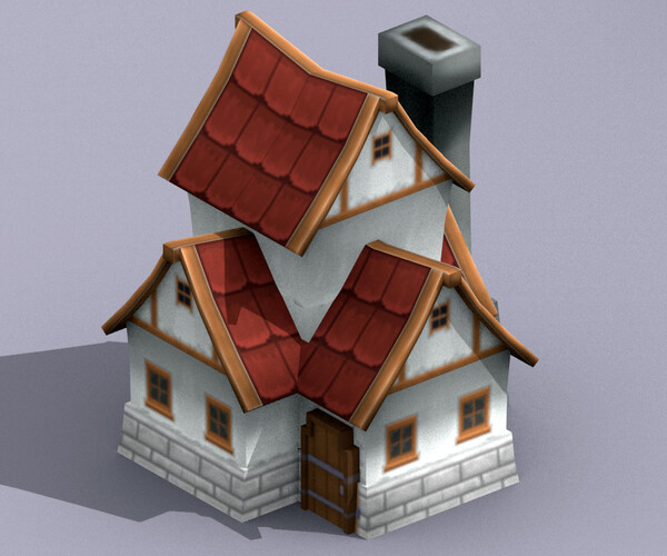 ArtStation - Low Poly Fantasy Building | Game Assets