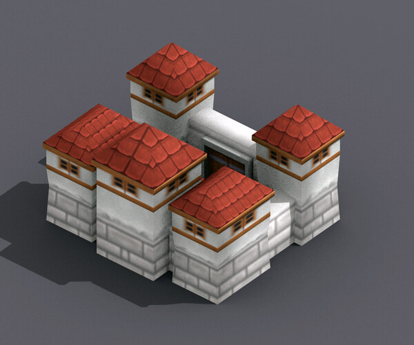 ArtStation - Low Poly Fantasy Building | Game Assets