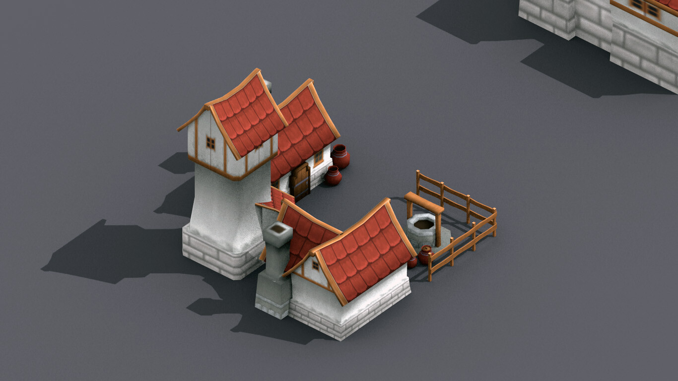 ArtStation - Low Poly Fantasy Building | Game Assets