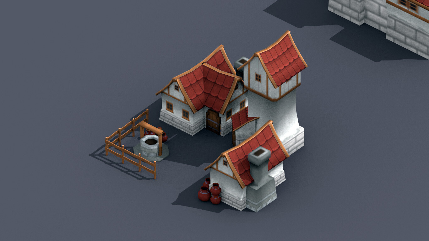 ArtStation - Low Poly Fantasy Building | Game Assets