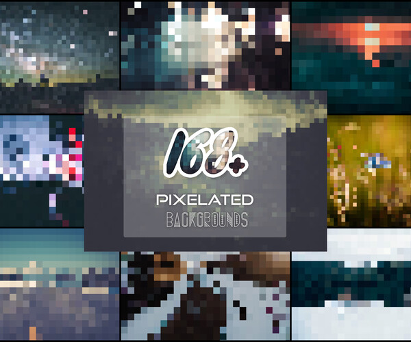 ArtStation - 168 Pixelated Backgrounds | Artworks