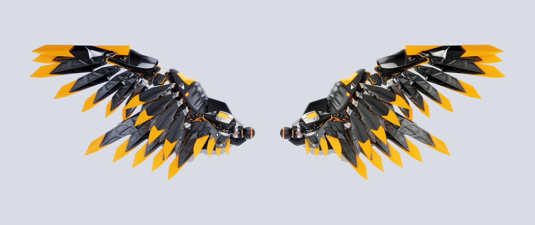 ArtStation - Sci-fi mecha wings image set vol. II | Resources