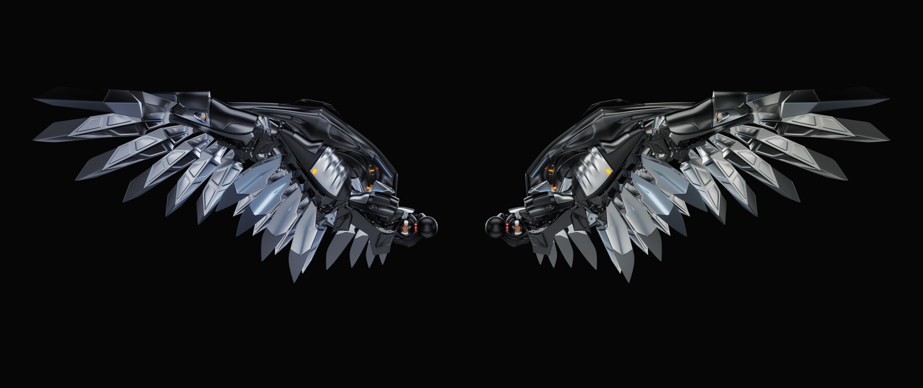 ArtStation - Sci-fi mecha wings image set vol. II | Resources