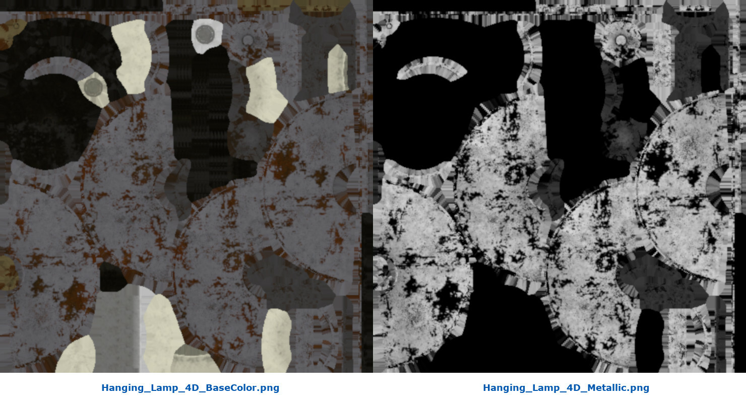 ArtStation - Hanging Lamp 4D | Game Assets