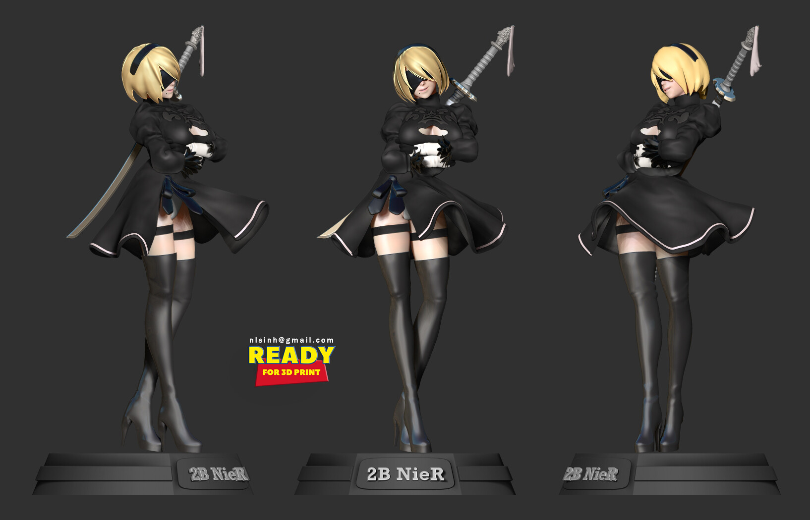 ArtStation - I am Nier 2B | Resources