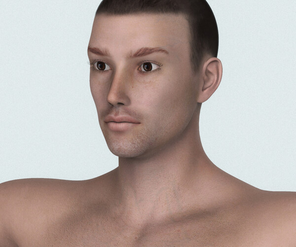 ArtStation - Realistic Man 3D Model | Resources