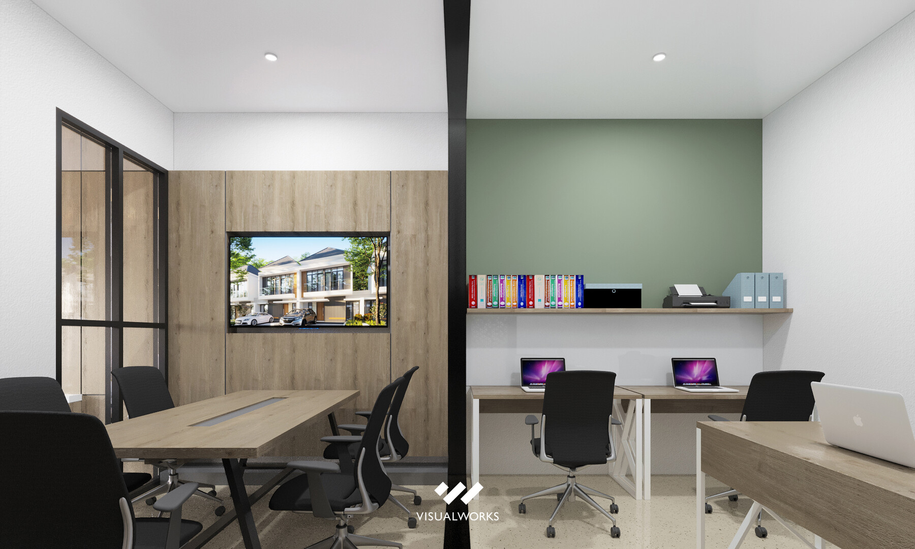 ArtStation - INTERIOR OFFICE SCENE - CORONA 7 FOR 3DSMAX | Resources