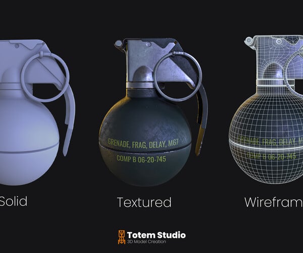 ArtStation - M67 Frag Grenade | Resources