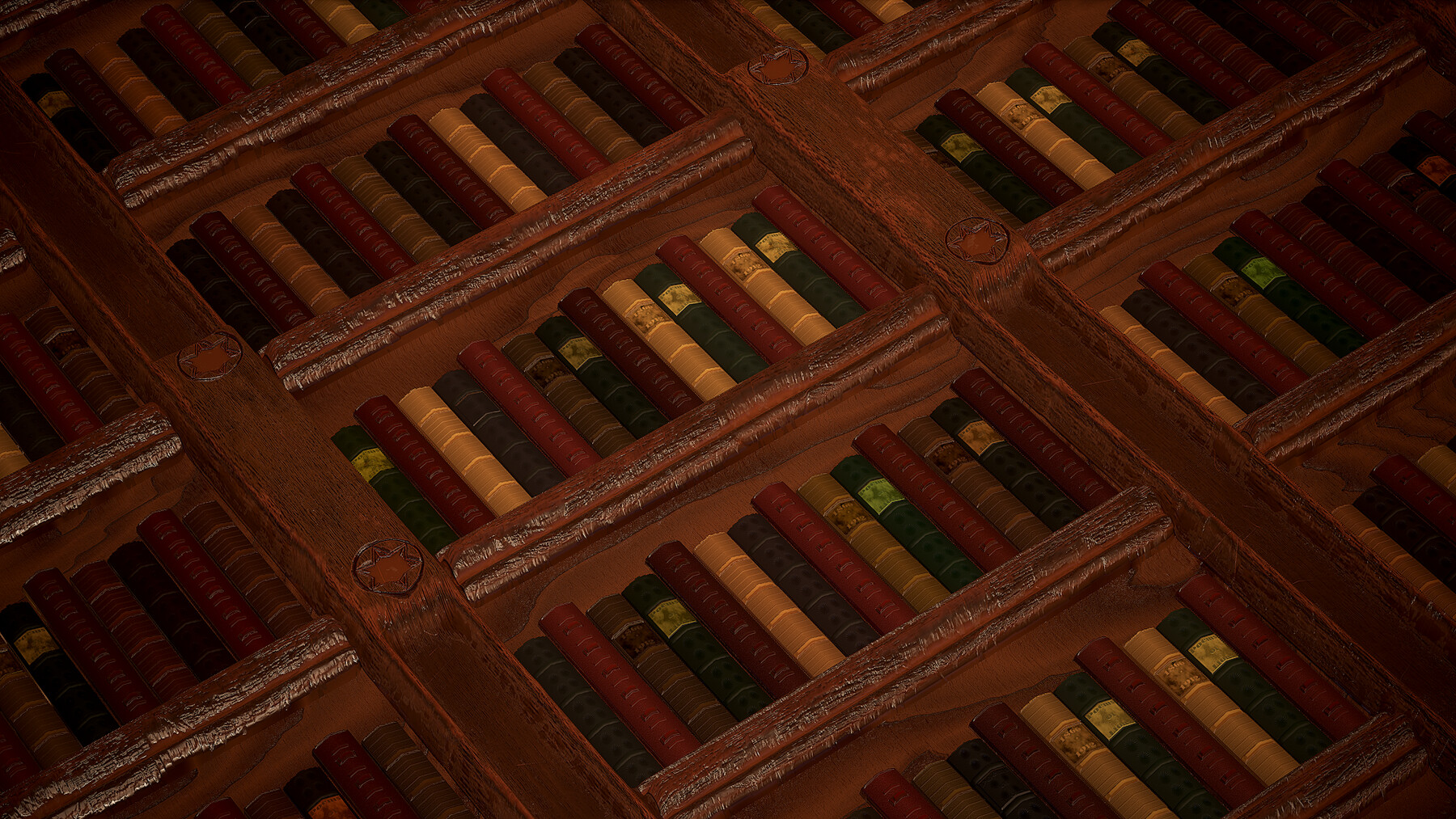ArtStation - Bookshelf Material - Substance Designer | Game Assets