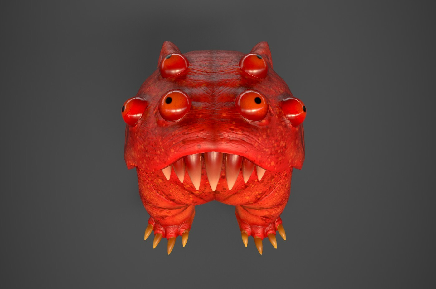 ArtStation - Game Ready Cute Monster | Game Assets
