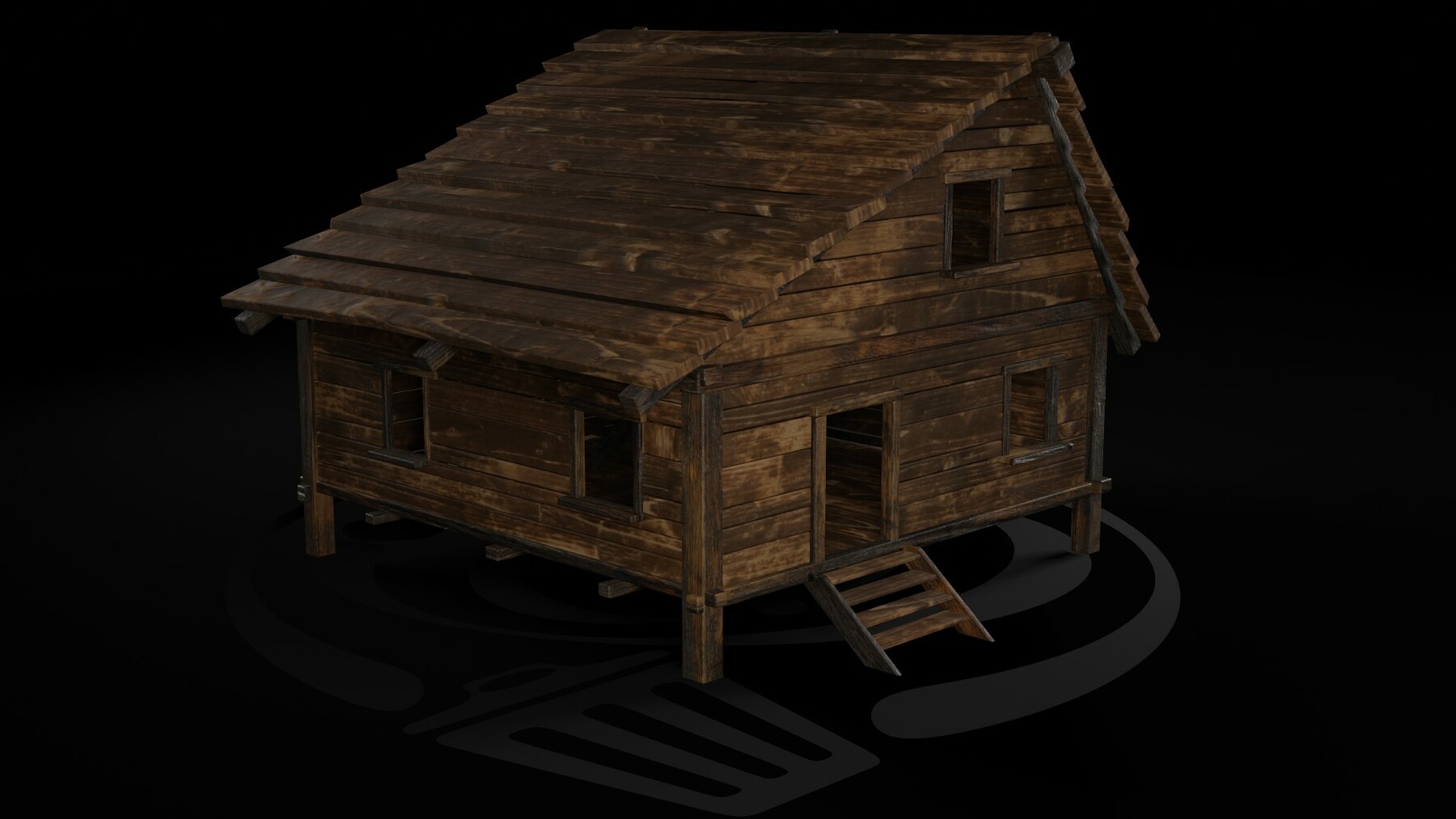 ArtStation - AAA Wooden Enterable Medieval Primal Hut Collection 01 R ...