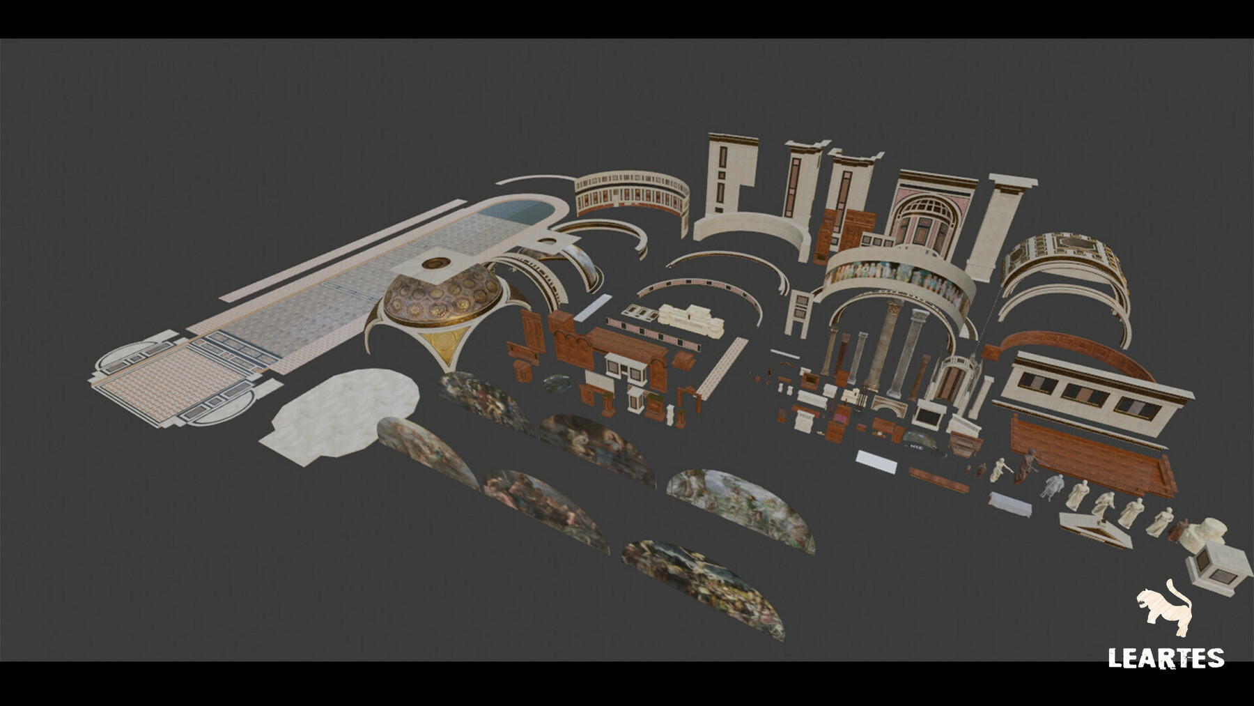 ArtStation - Church/ Cathedral Interior Environment | Game Assets