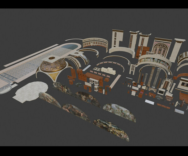 ArtStation - Church/ Cathedral Interior Environment | Game Assets