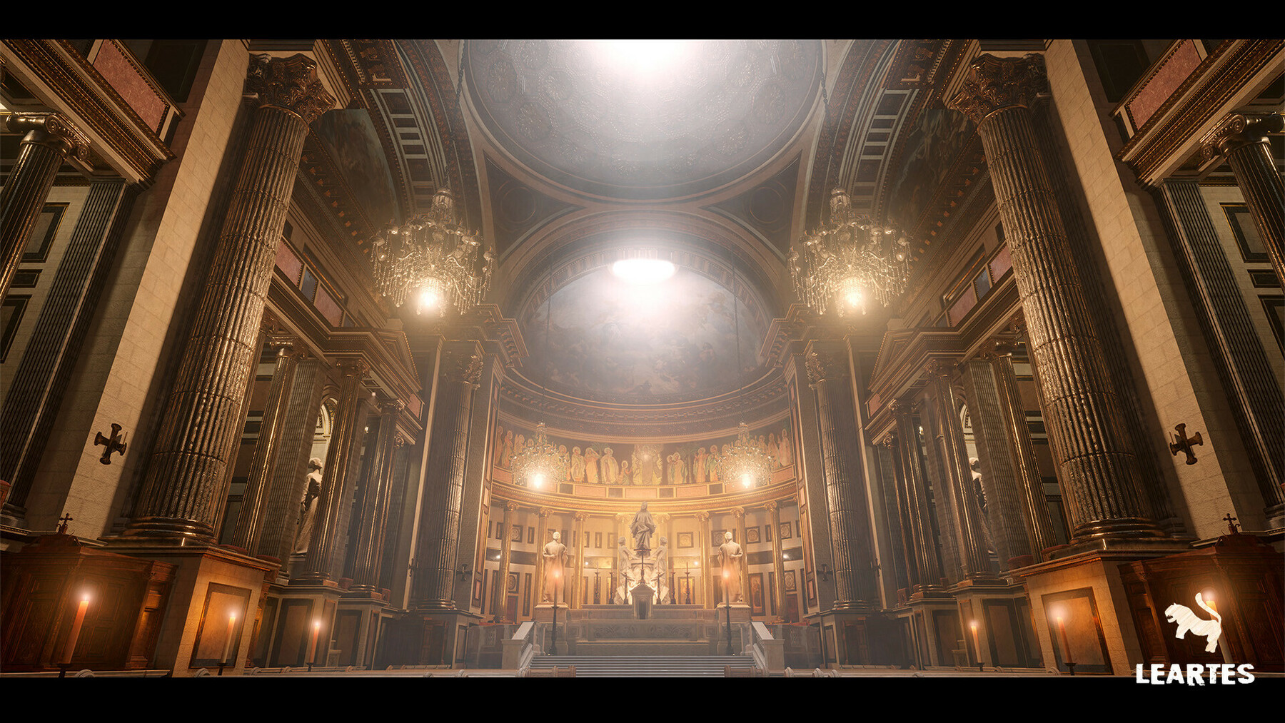 ArtStation - Church/ Cathedral Interior Environment | Game Assets