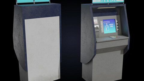 ArtStation - ATM cash machine | Game Assets