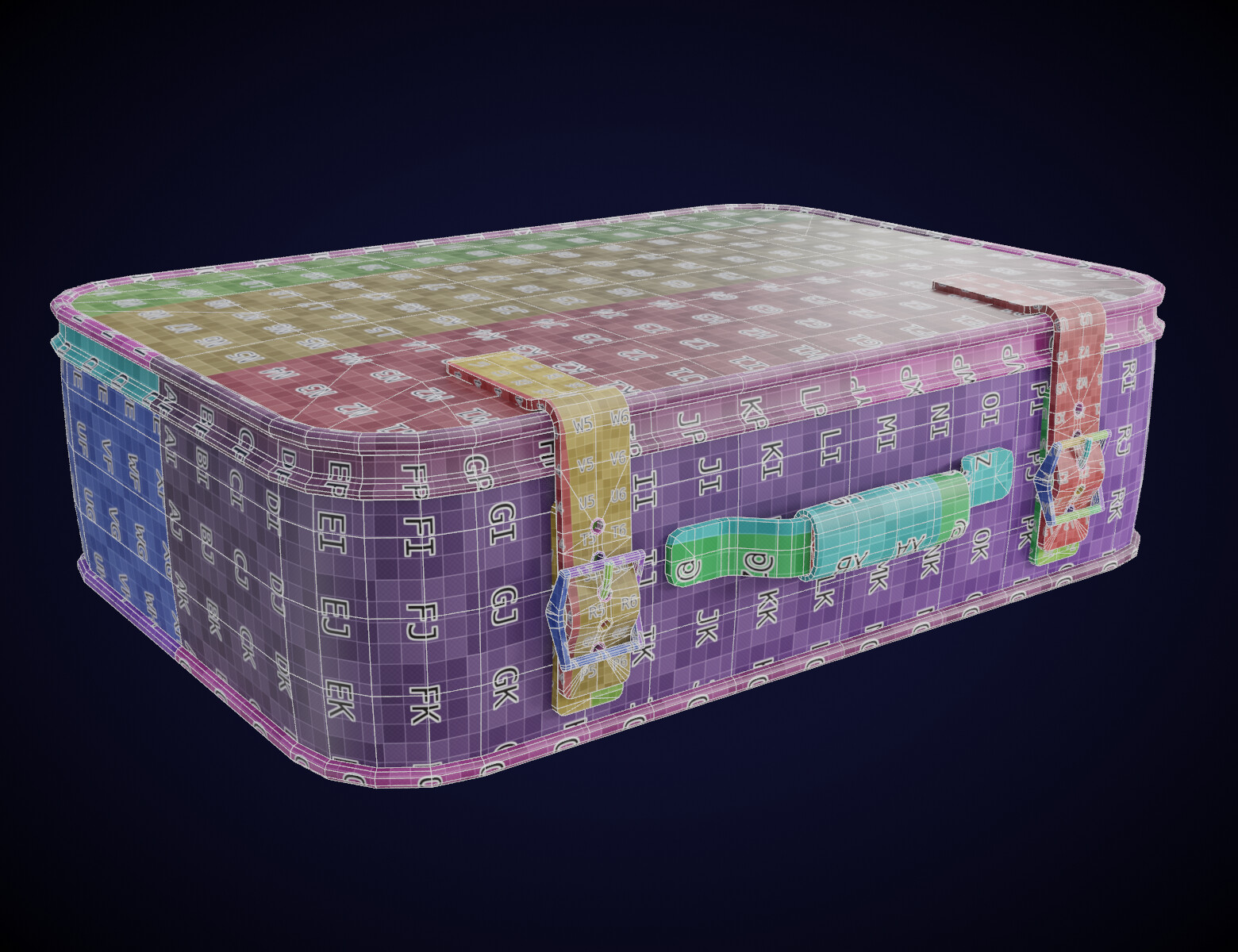 ArtStation - Classic Leather Suitcase | Game Assets