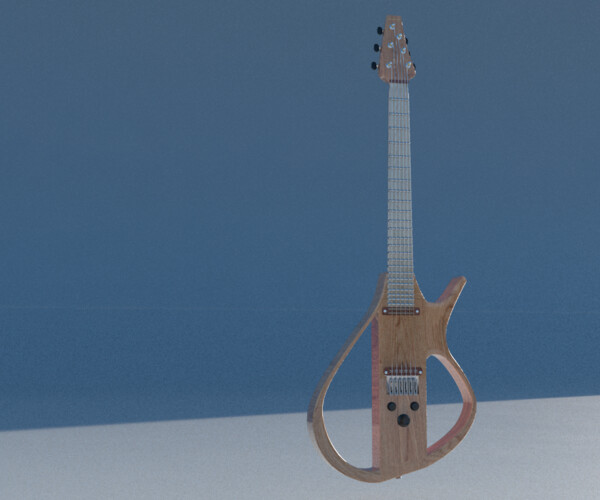 ArtStation - Eletric Guitar Bodyless Design | Resources