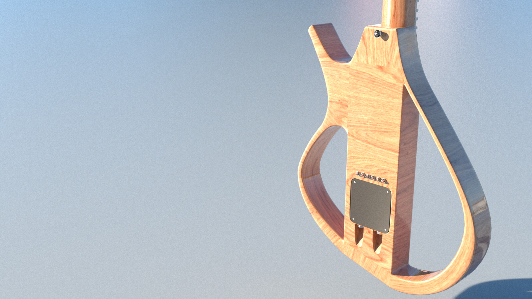 ArtStation - Eletric Guitar Bodyless Design | Resources