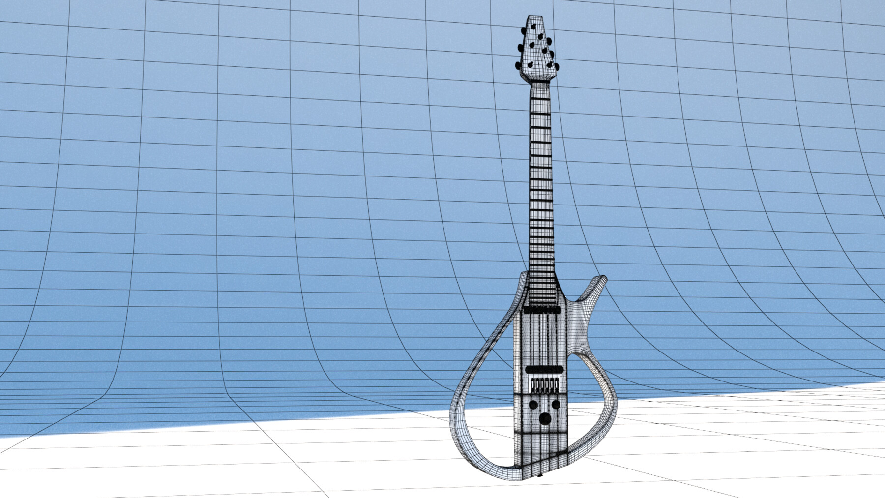 ArtStation - Eletric Guitar Bodyless Design | Resources