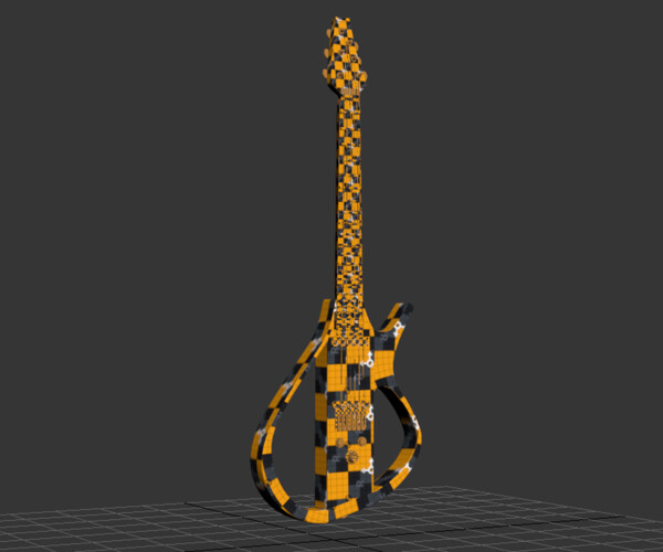 ArtStation - Eletric Guitar Bodyless Design | Resources