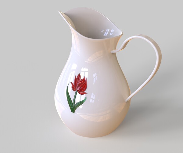 ArtStation - glass and ceramic pitcher | Resources