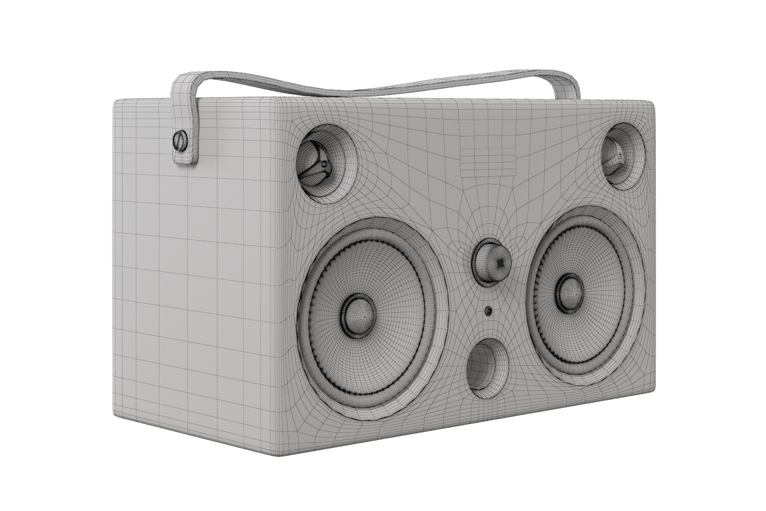 ArtStation - Stereo System audio box 3d model | Resources