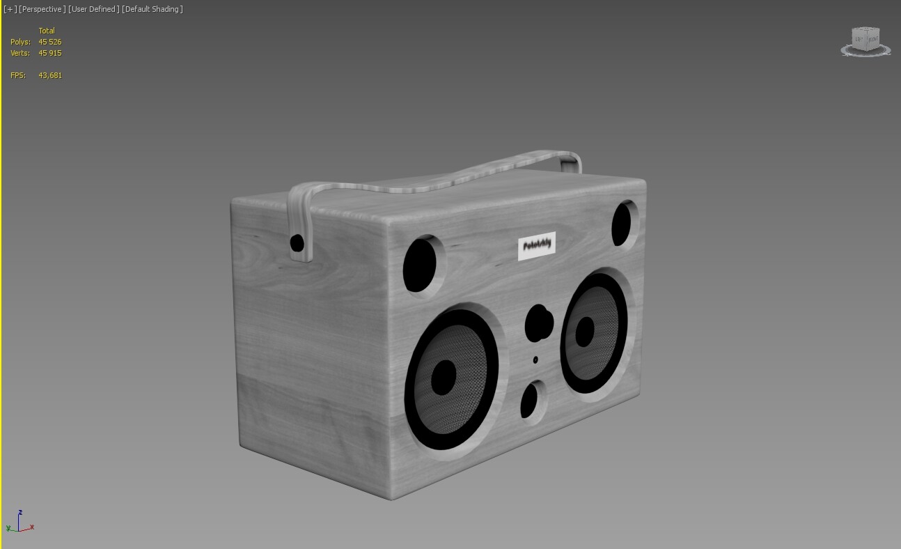 ArtStation - Stereo System audio box 3d model | Resources