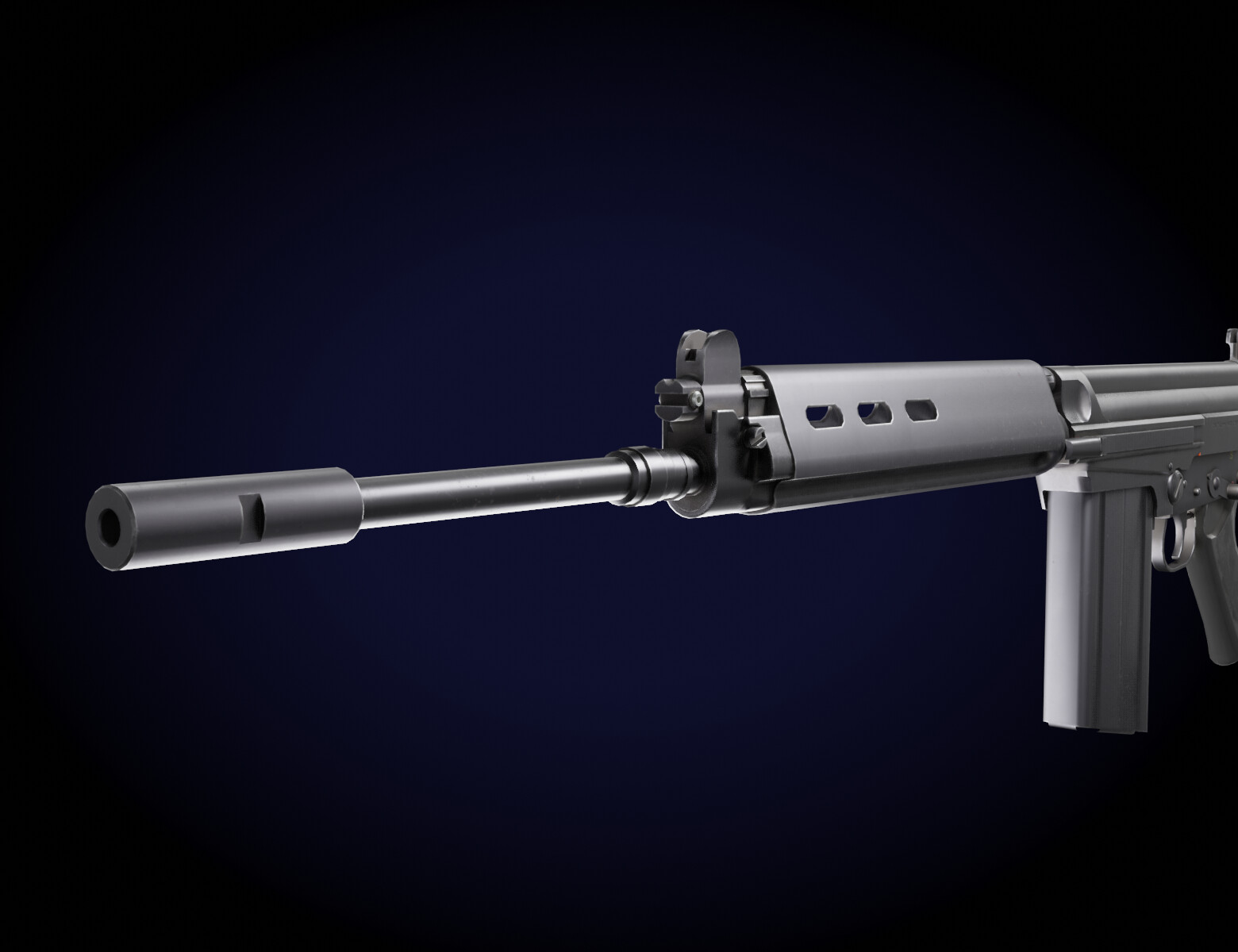 ArtStation - FN FAL Model 50 61 | Game Assets