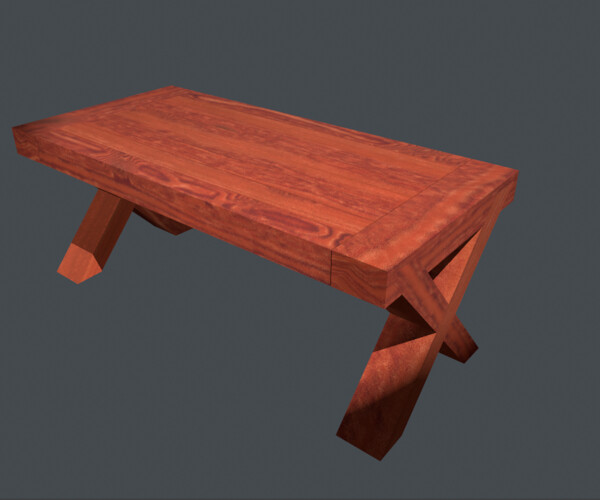 ArtStation - Wooden Outdoor Table | Game Assets