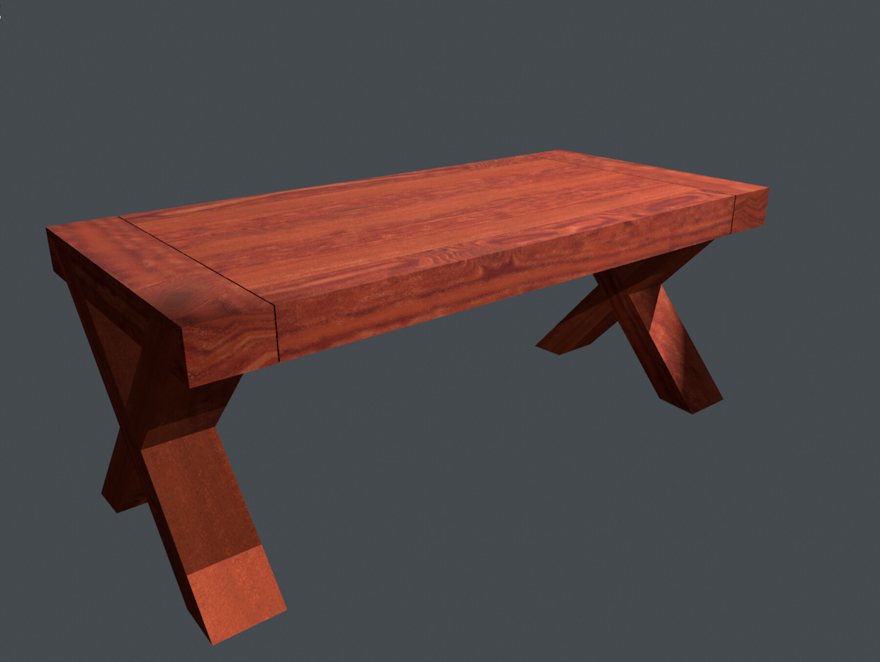 ArtStation - Wooden Outdoor Table | Game Assets