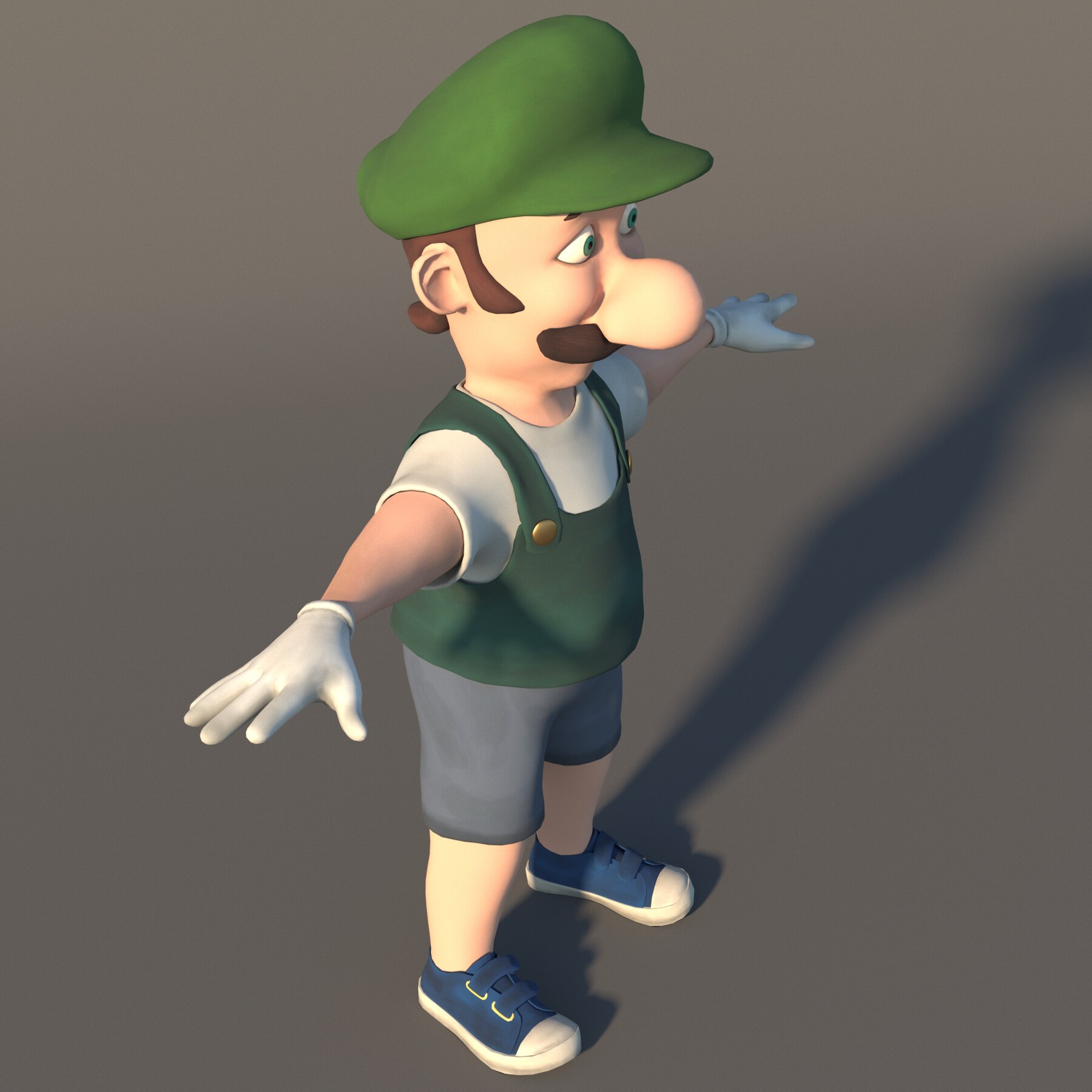 ArtStation - cartoon character luigi | Resources
