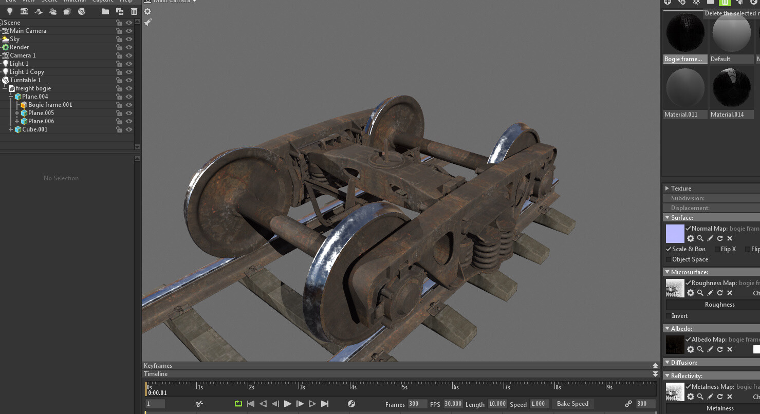 ArtStation - Freight Bogie | Game Assets