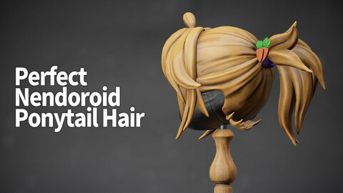 ArtStation - Short Hair for Nendoroid | Game Assets