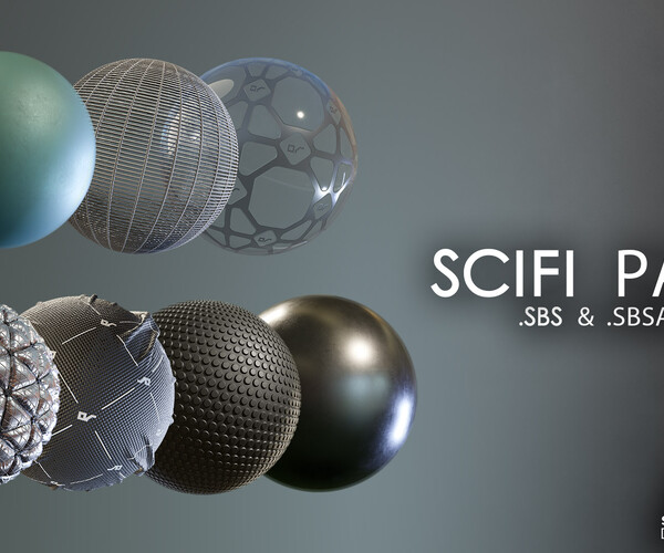 ArtStation - Sci-Fi Material Pack | Game Assets