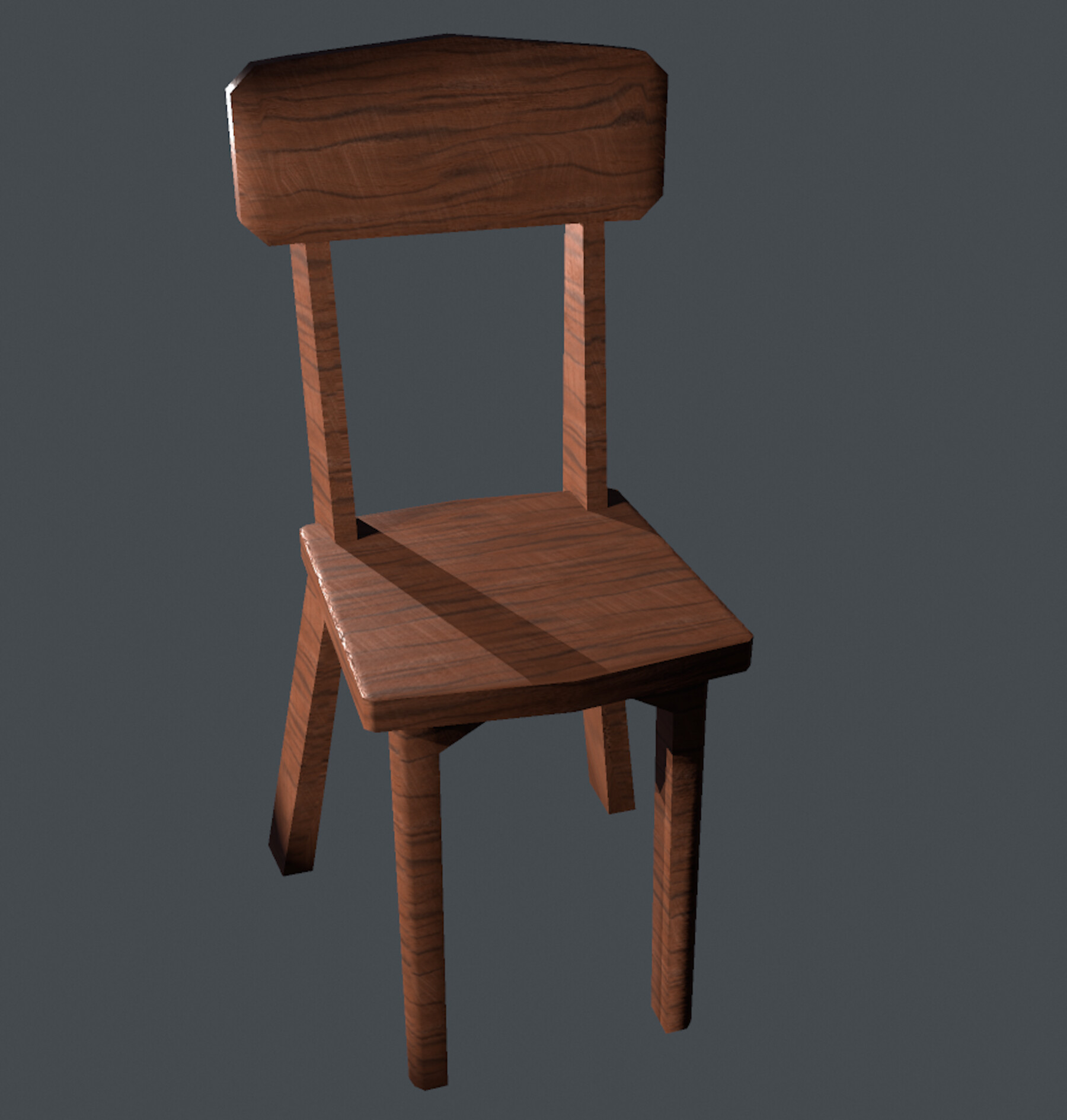 ArtStation - Wooden Chair | Game Assets