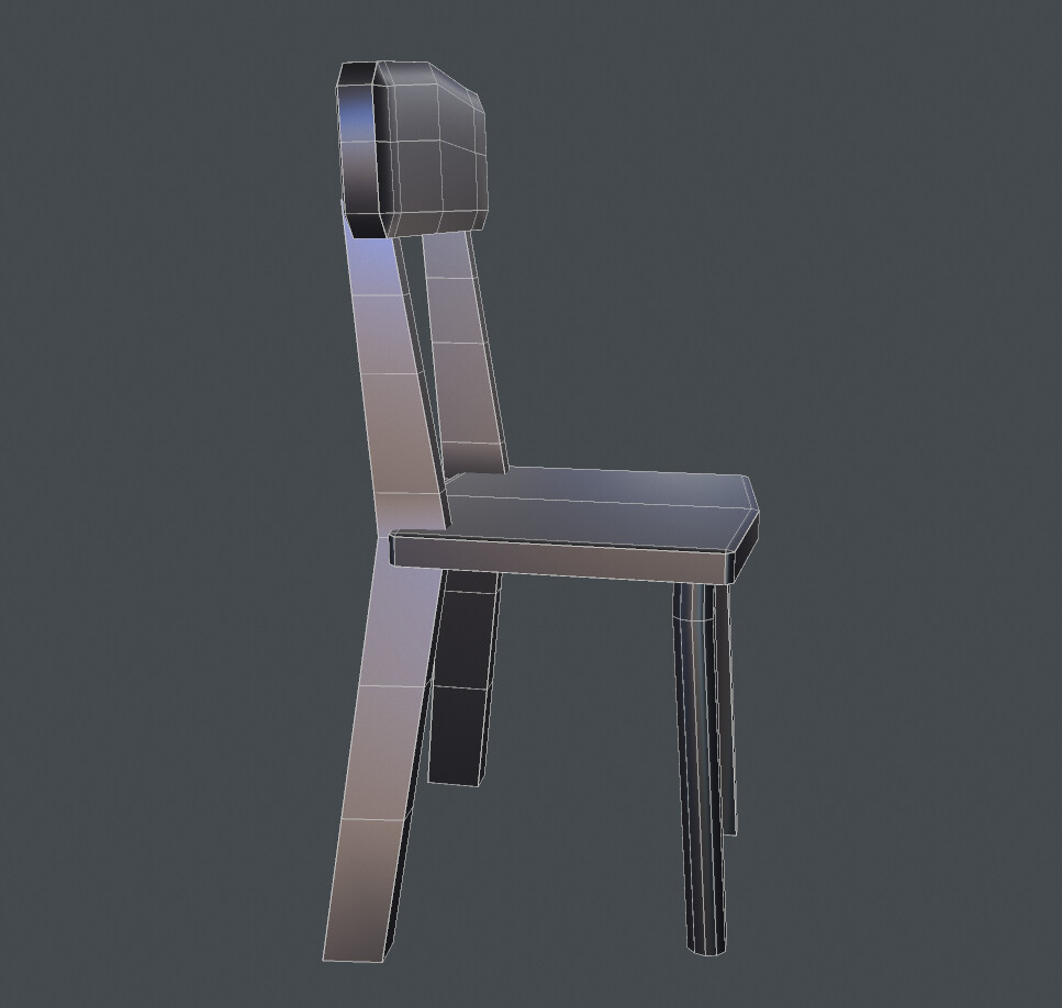 ArtStation - Wooden Chair | Game Assets