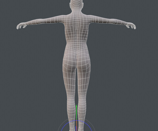 ArtStation - Female Base Mesh | Game Assets