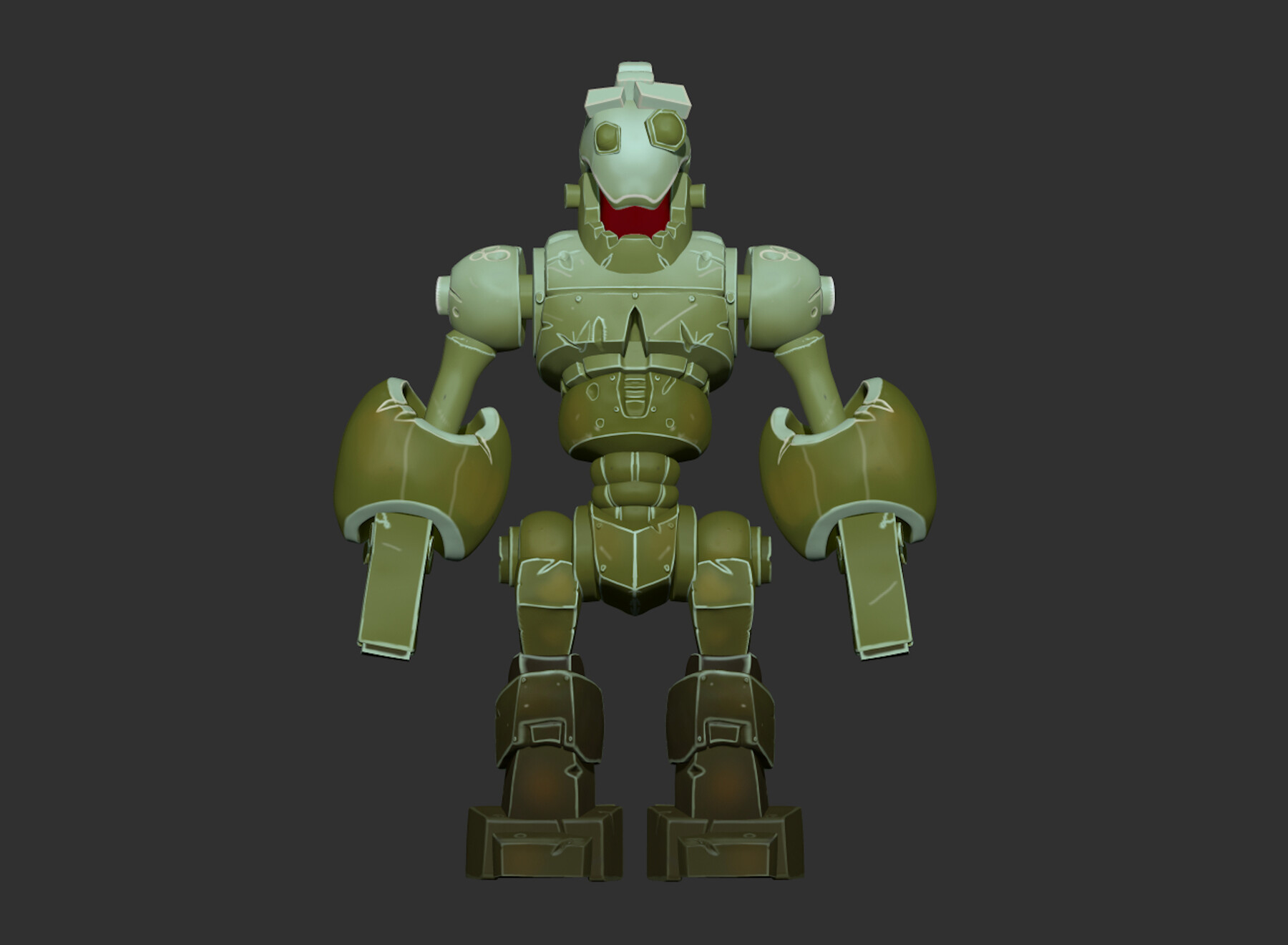 ArtStation - Robot Toy Model Sculpt | Game Assets