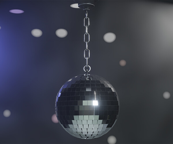 ArtStation - Animated Disco Ball | Blender 2.9x Eevee | Game Assets