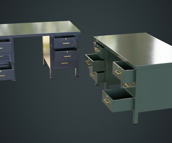 ArtStation - Desk 1A | Game Assets