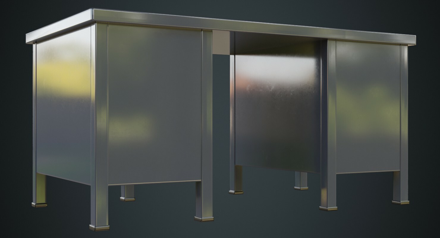 ArtStation - Desk 1A | Game Assets