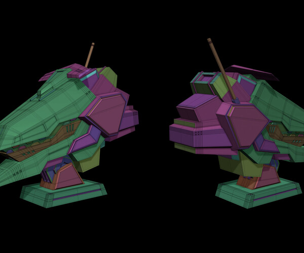 ArtStation - MHX00001 MECHA SUPPLY - HEAD | Resources