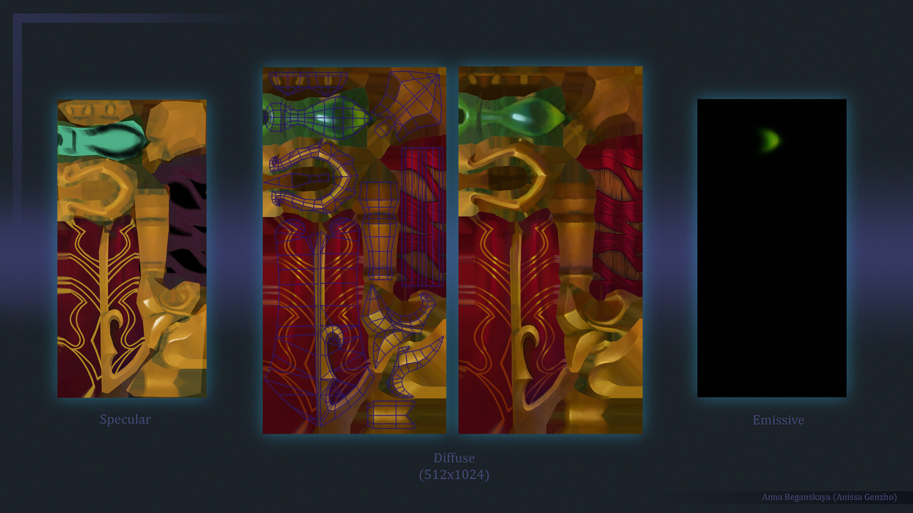 ArtStation - Stylized Banner (game-ready asset) | Game Assets