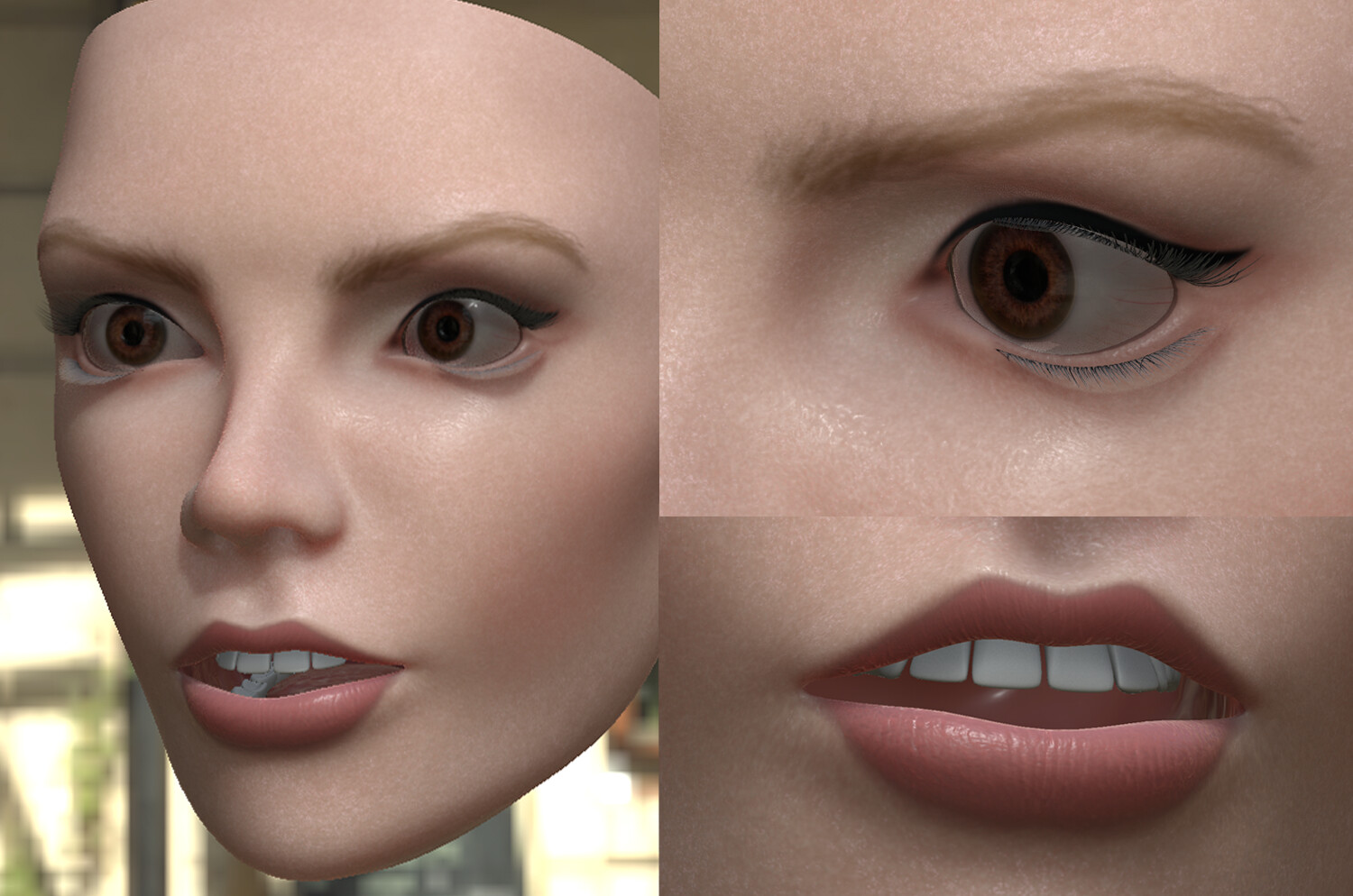 ArtStation - Female PBR Model & Textures | Game Assets