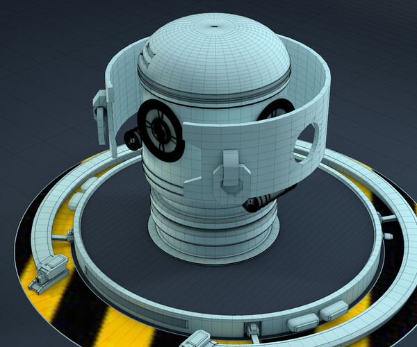 ArtStation - Turret | Game Assets