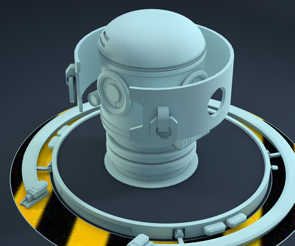 ArtStation - Turret | Game Assets